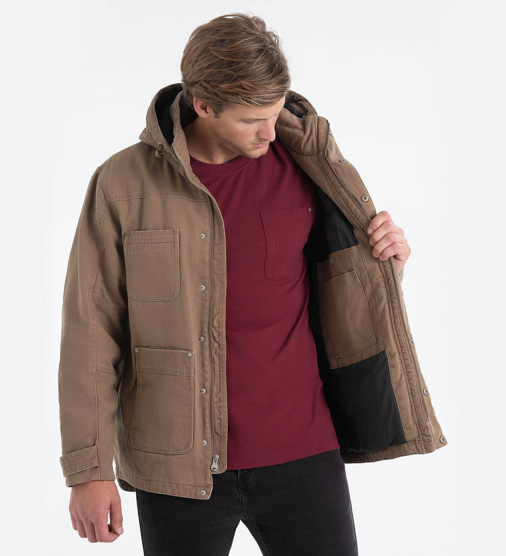 Iron River Heavyweight Stone Washed Canvas Insulated Jacket