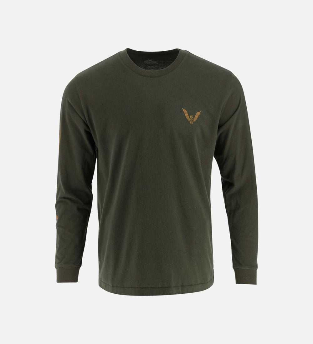 Wheel Script Logo Long Sleeve T-Shirt | Men's Long Sleeve T-Shirt