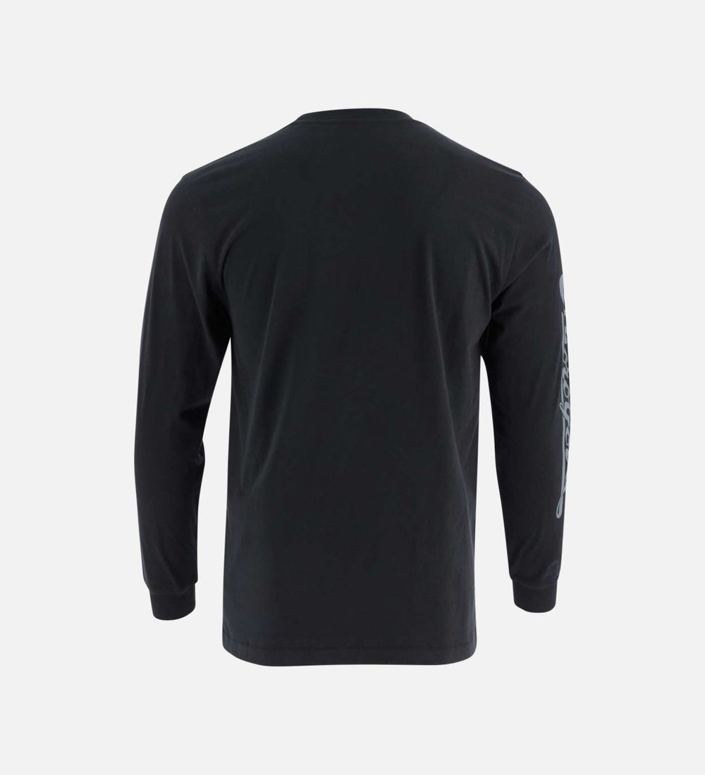 Wheel Script Logo Long Sleeve T-Shirt | Men's Long Sleeve T-Shirt