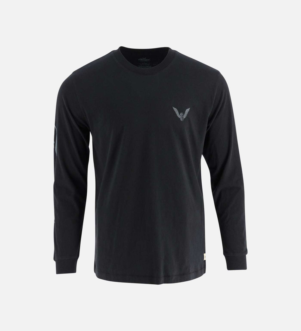 Wheel Script Logo Long Sleeve T-Shirt | Men's Long Sleeve T-Shirt